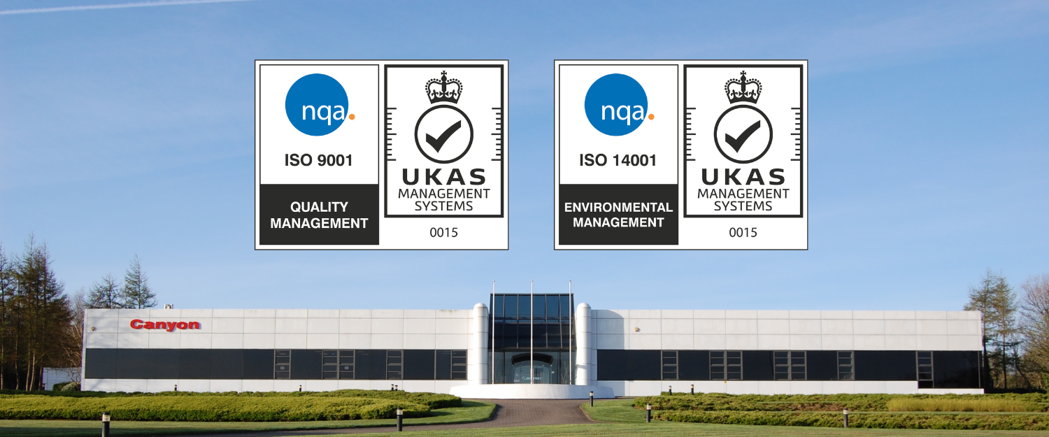Canyon Europe Achieves ISO 9001 and ISO 14001 Certifications